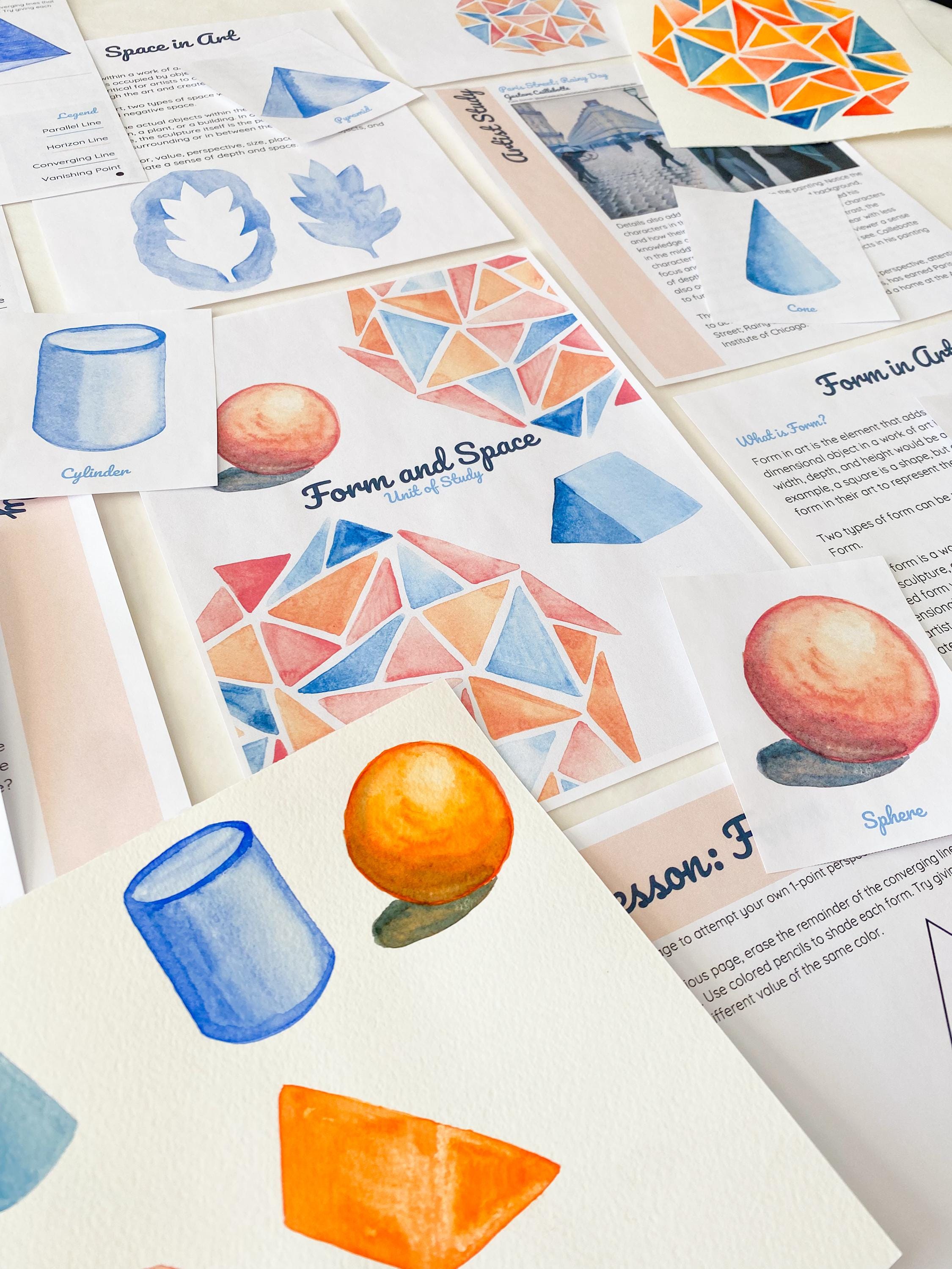 Form and Space Unit Study | Art Curriculum | Elements of Art ...