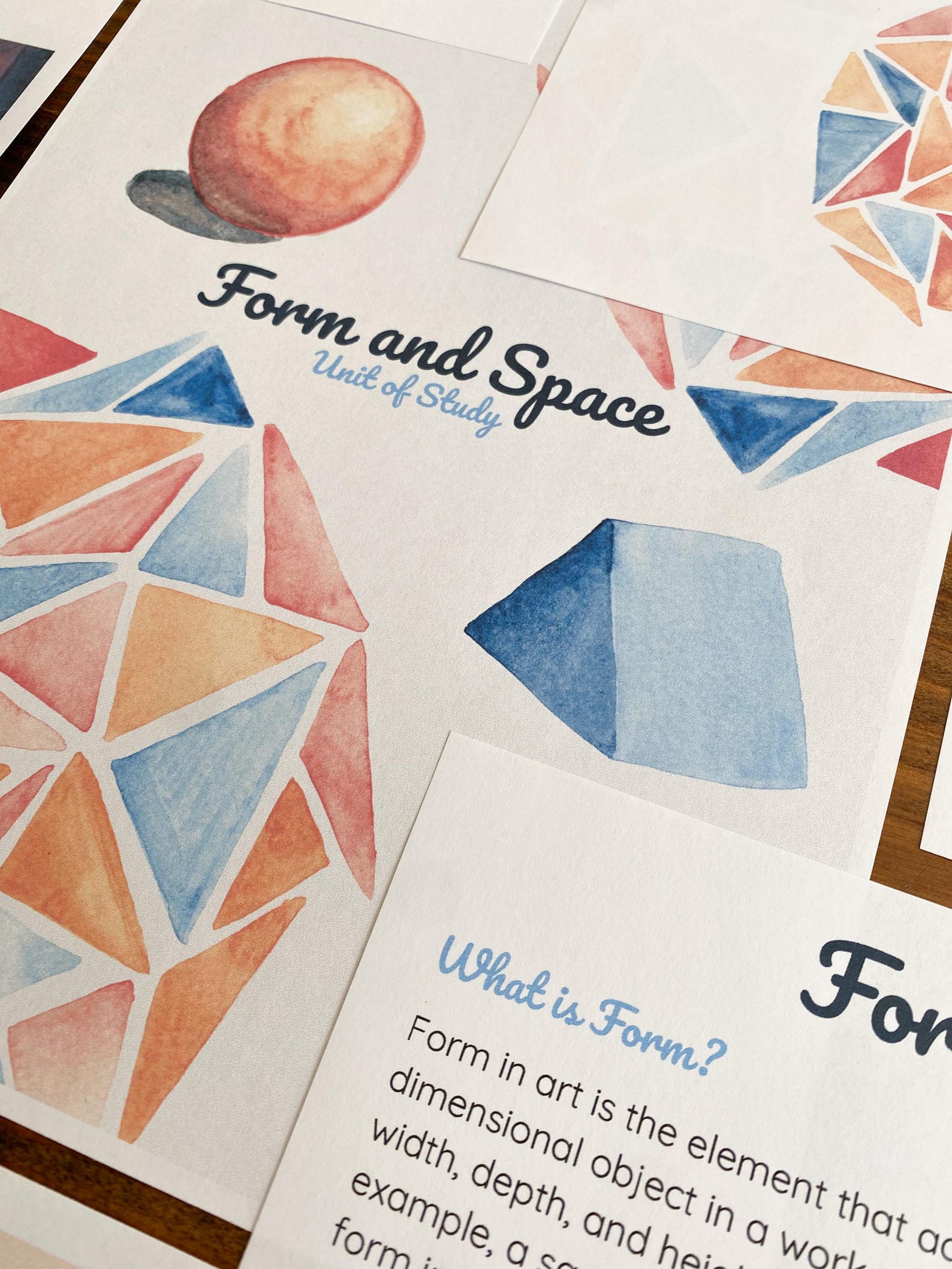Form and Space Unit Study | Art Curriculum | Elements of Art ...