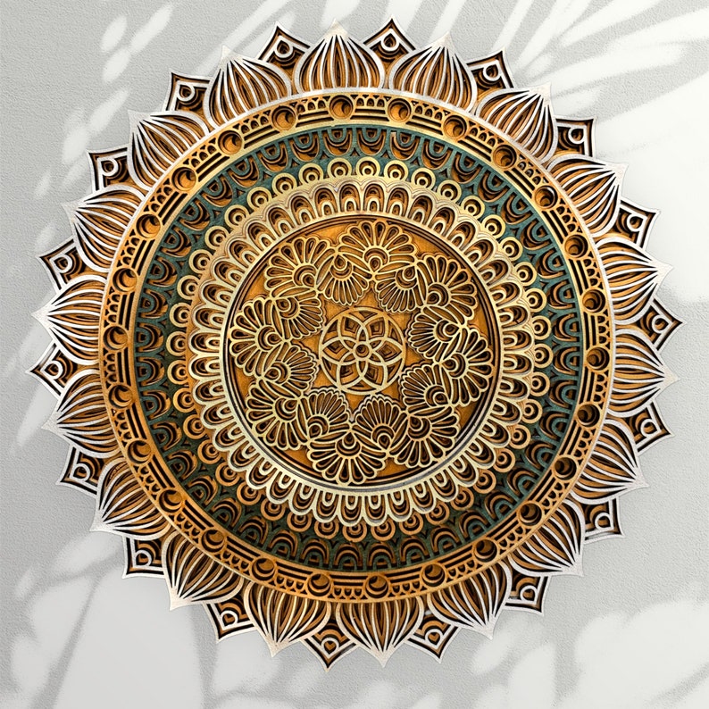 Mandala Wood Wall Art at Jasper Saranealis blog