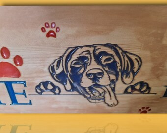 Resin Inlay Sign - Etsy