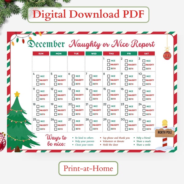Naughty or Nice - Etsy
