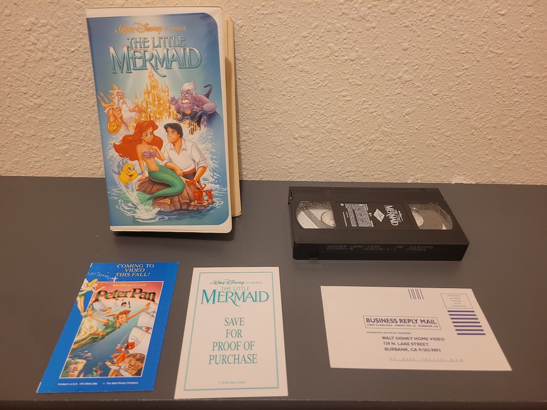 The Little Mermaid Vhs - Etsy