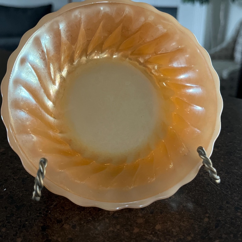 Peach Luster Ware - Etsy