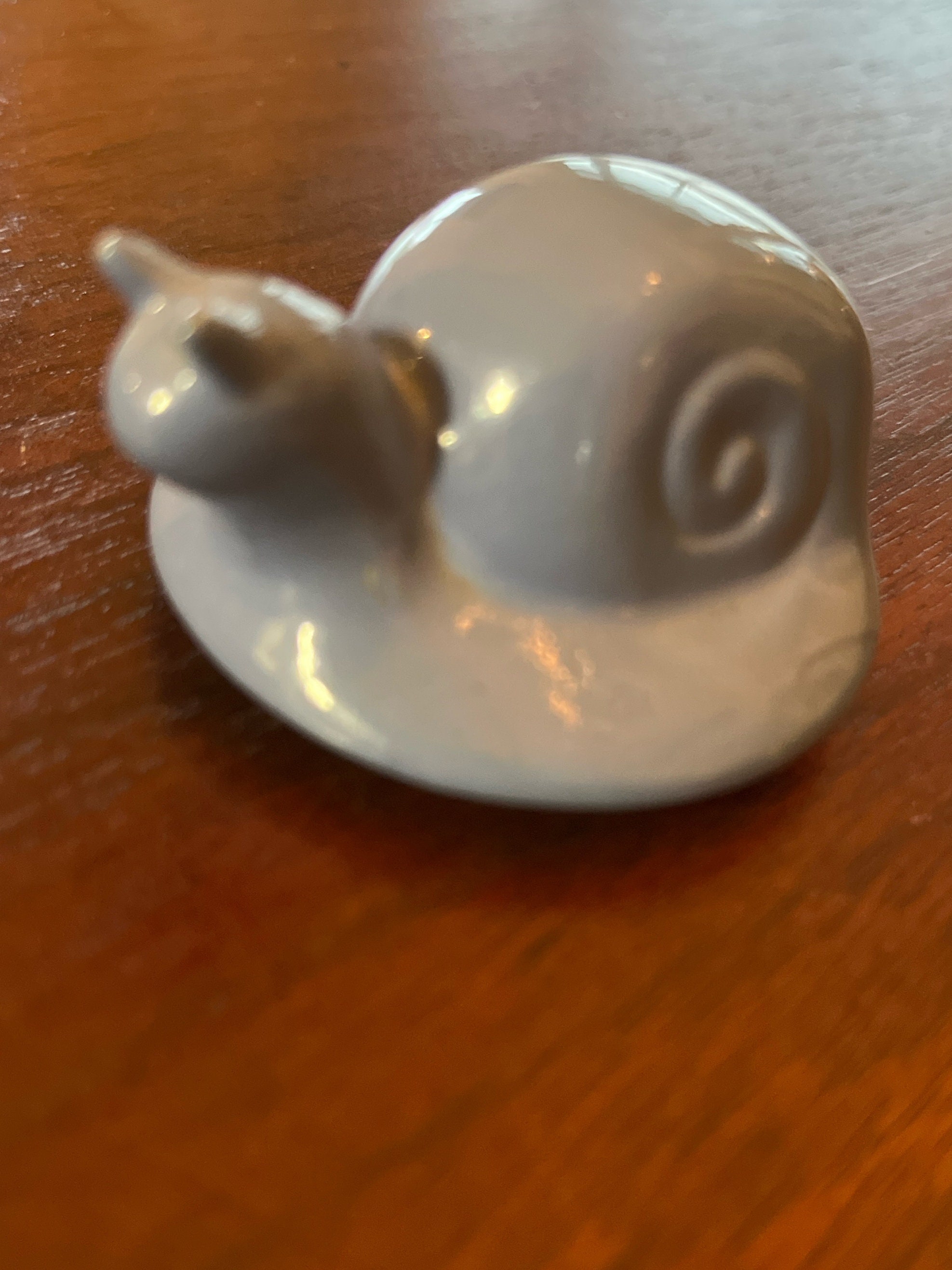 Vintage Porcelain Blue Snail. so Cute! - Etsy