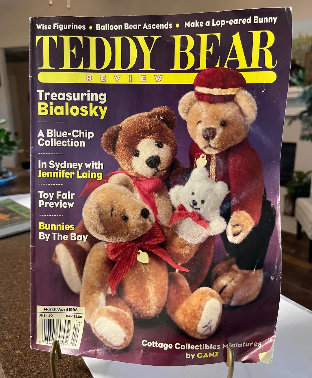 Teddy Bear Review Magazine March April 1998 - Etsy