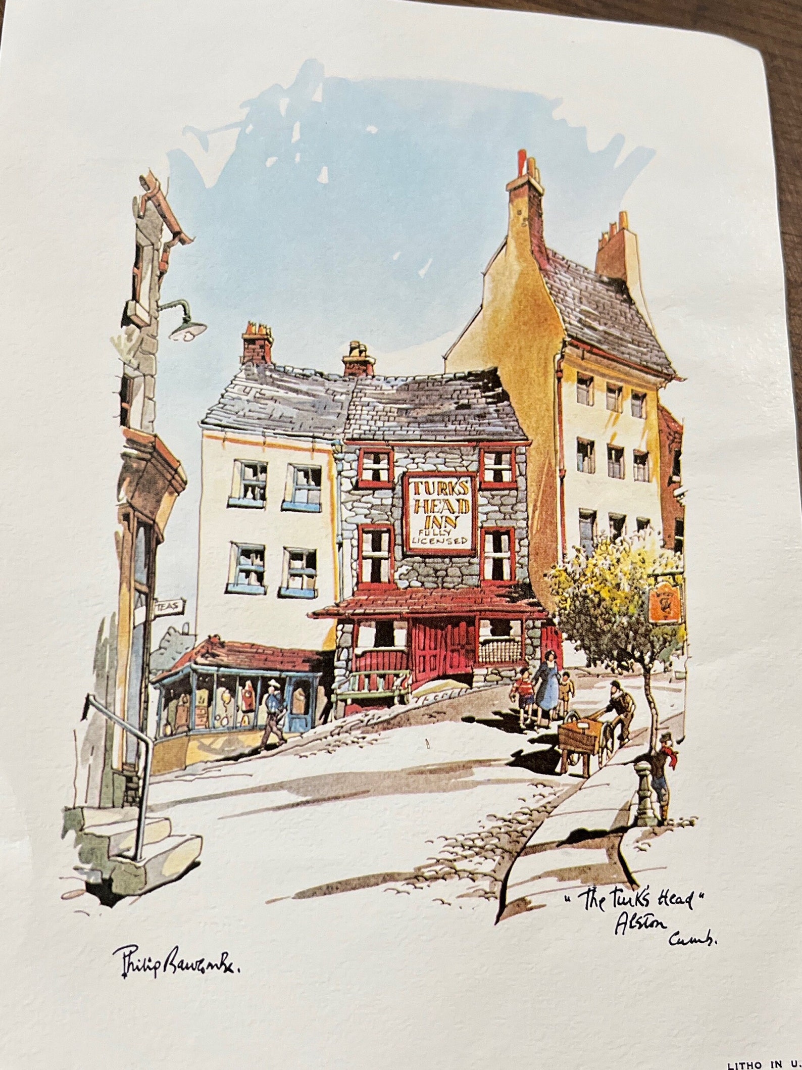 Phillip William Bawcombe Lithograph 6x8 Print - Etsy