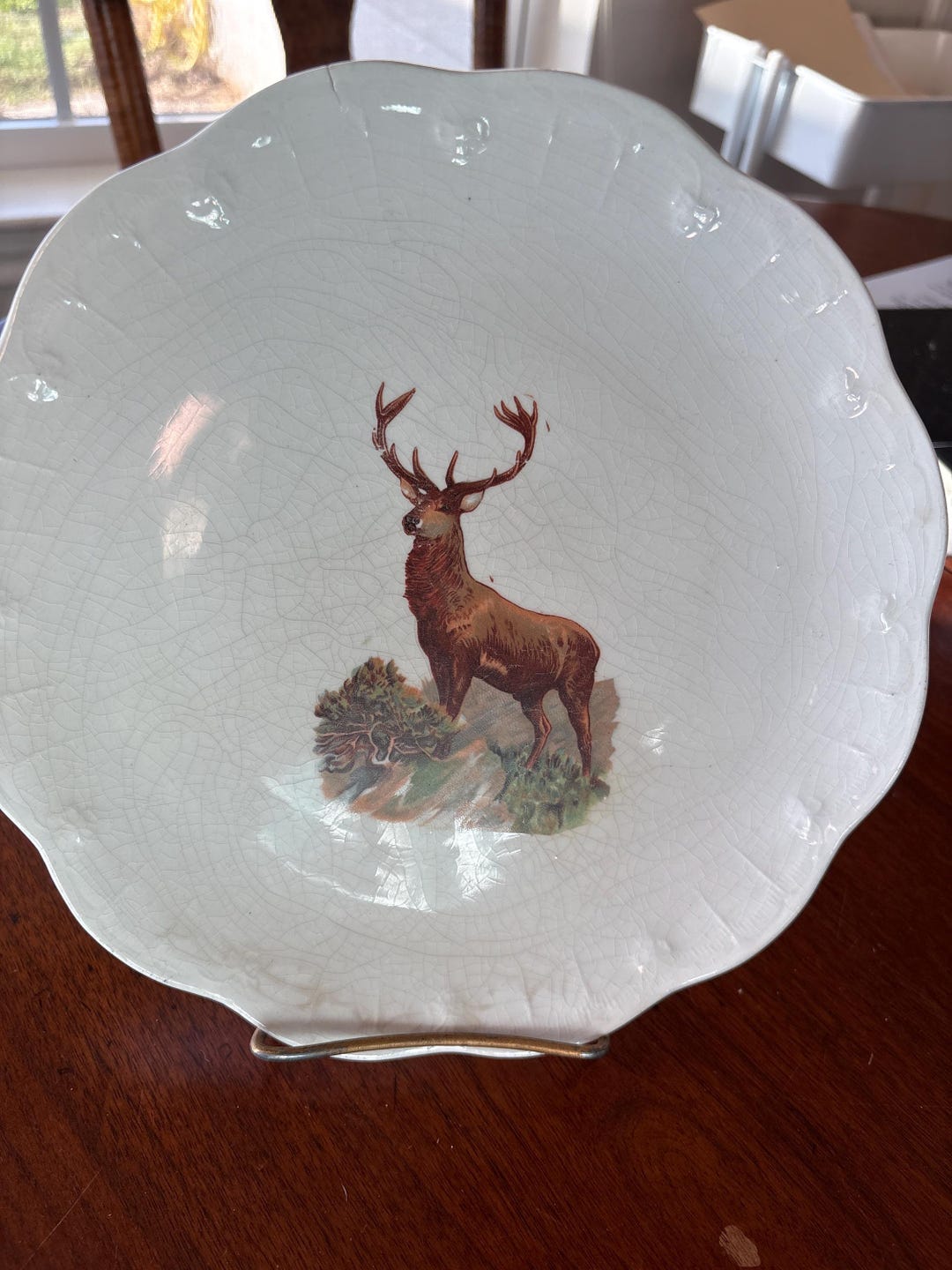Vintage Stag - Elk Plate - Etsy