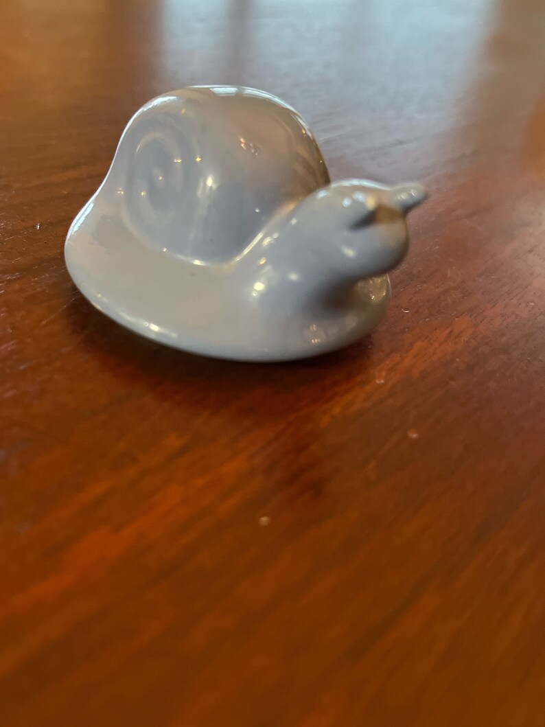 Vintage Porcelain Blue Snail. so Cute! - Etsy