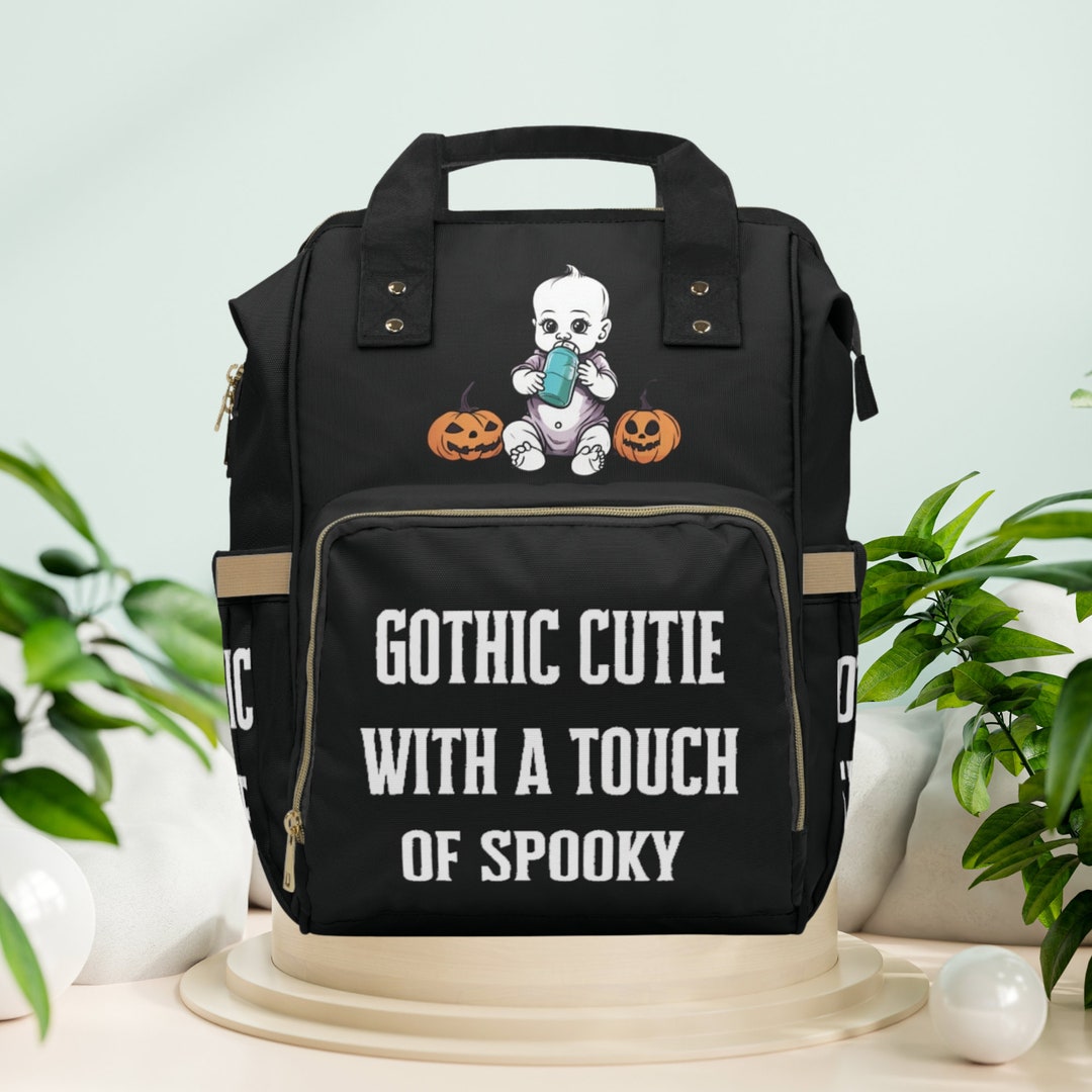 Baby Goth Diaper Bag Goth Baby Stuff Witchy Goth Baby Shower Gift Idea ...