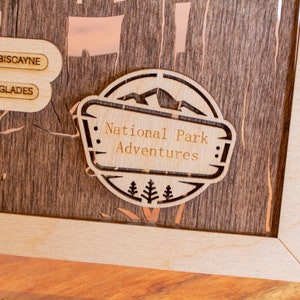 National Park Map, National Park Sign, Wooden, Gift, US National Parks ...