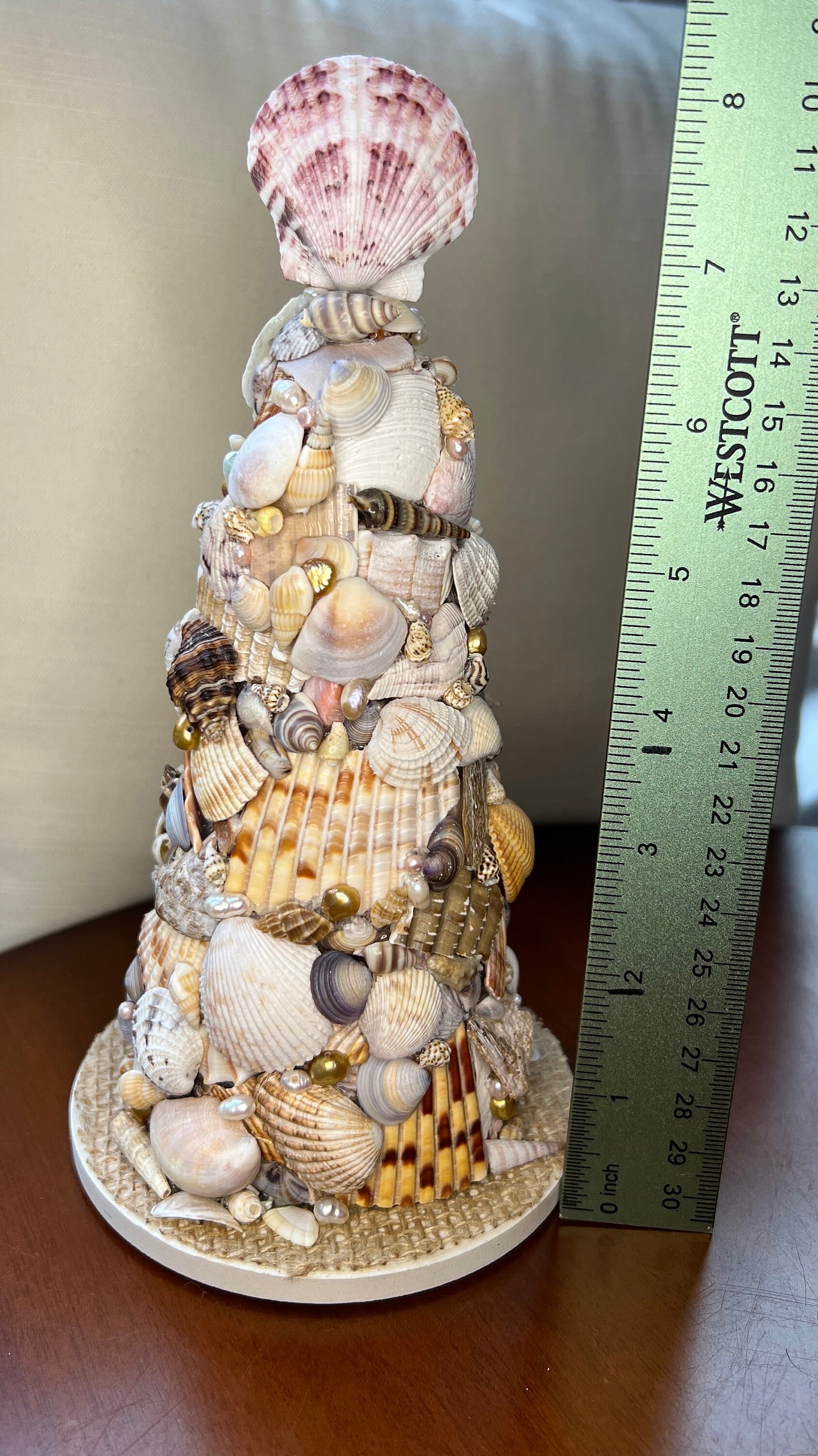 Sea Shell Topiary Christmas Tree/nautical Seaside Beachy - Etsy