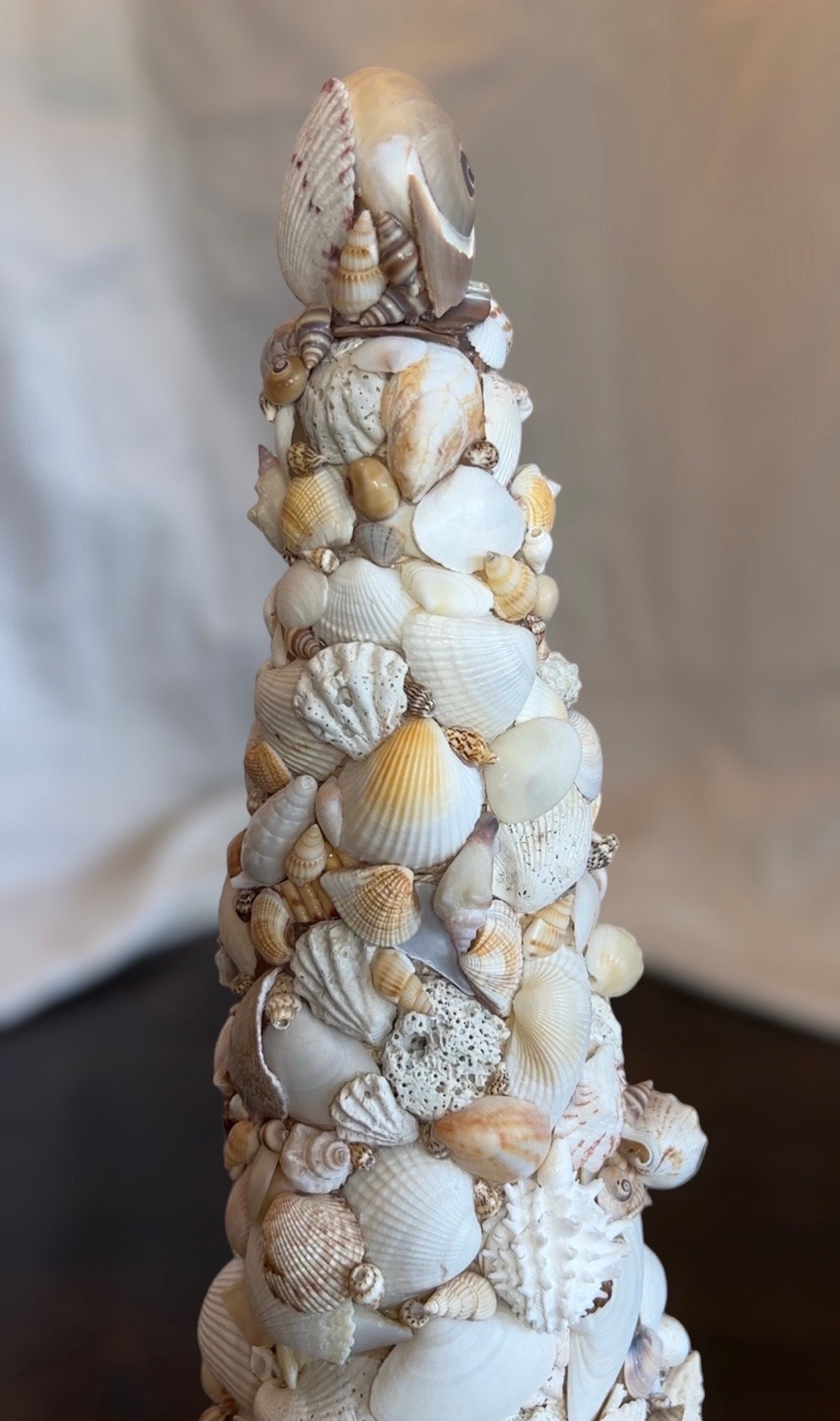 Hand-crafted Sea Shell Topiary Christmas Tree/nautical Beachy - Etsy