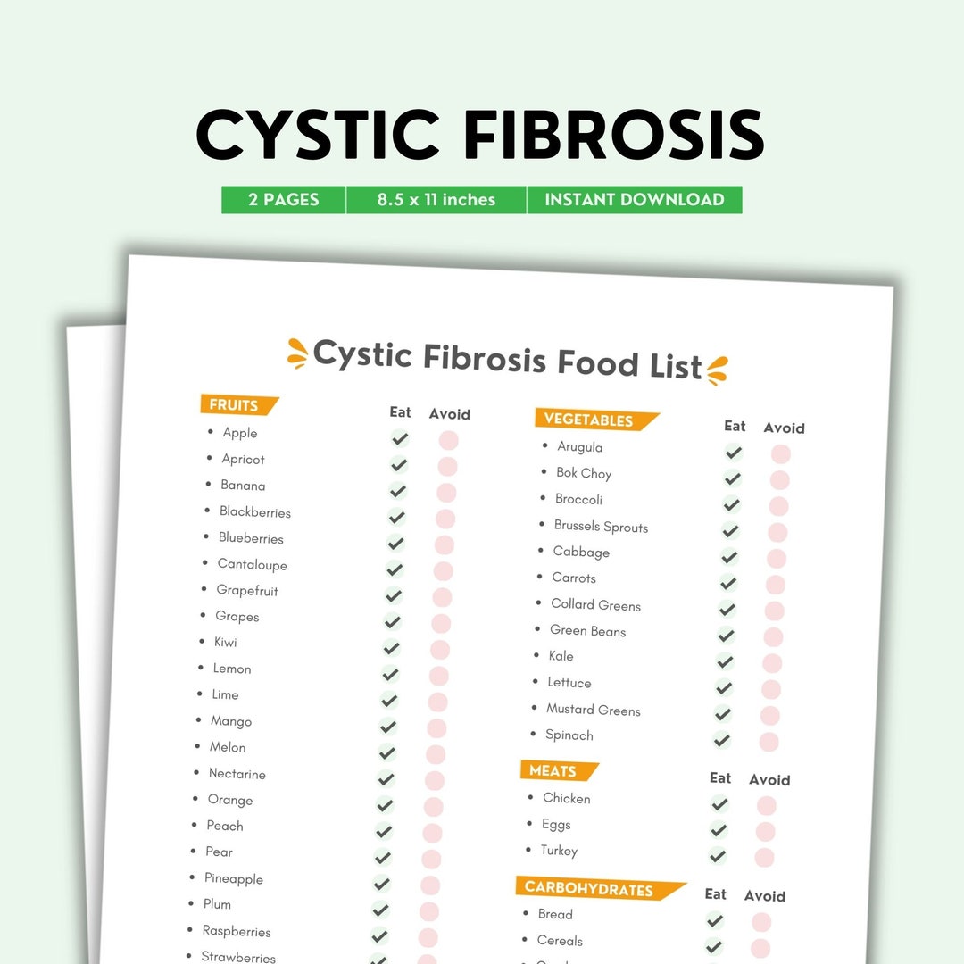 Cystic Fibrosis, Food List, Cystic Fibrosis Diet, CF Friendly Foods, 5, Foods Cystic Fibrosis ...