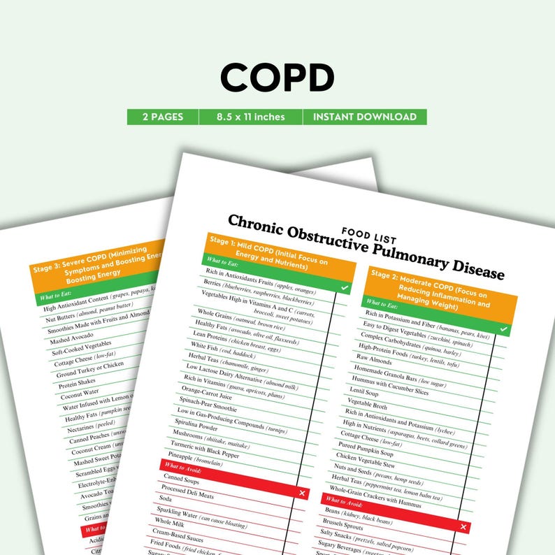 COPD, COPD Awareness, Copd Warrior, Pulmonary Disease, Foods to Avoid ...