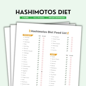 Hashimotos Diet, Food List, Thyroid Health, Foods to Eat, Foods to ...