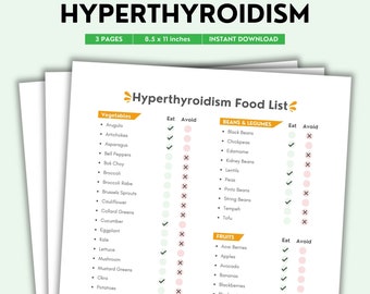 Hyperthyroidism, Hyperthyroidism Diet, Food Chart, Food List, What to ...
