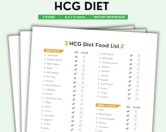 HCG Diet, Food List, Grocery List, Food Guide, List Printable, Shopping ...