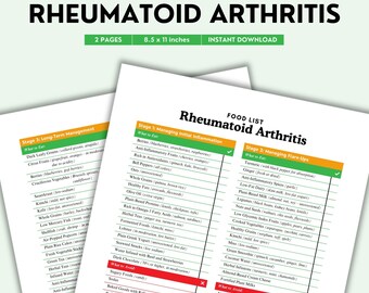 Rheumatoid Arthritis, Food List, RA Foods, Anti Inflammatory Foods ...