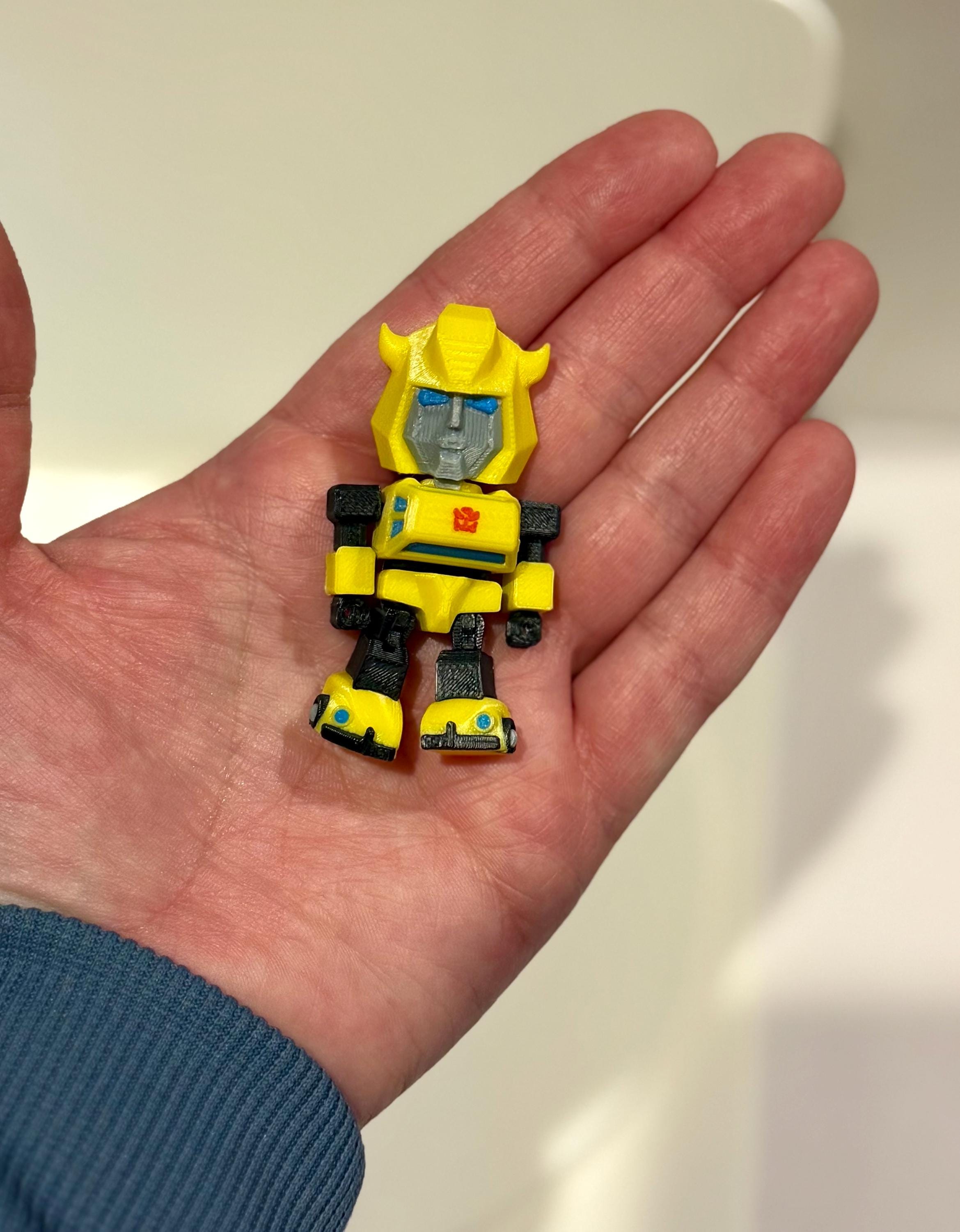Mini Transformers – 3D Printed Flexi Articulated Robot Figurine – 2.5 ...