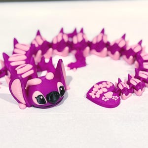 Stitch and Angel Dragons - Flexi 3D Prints - Etsy Canada