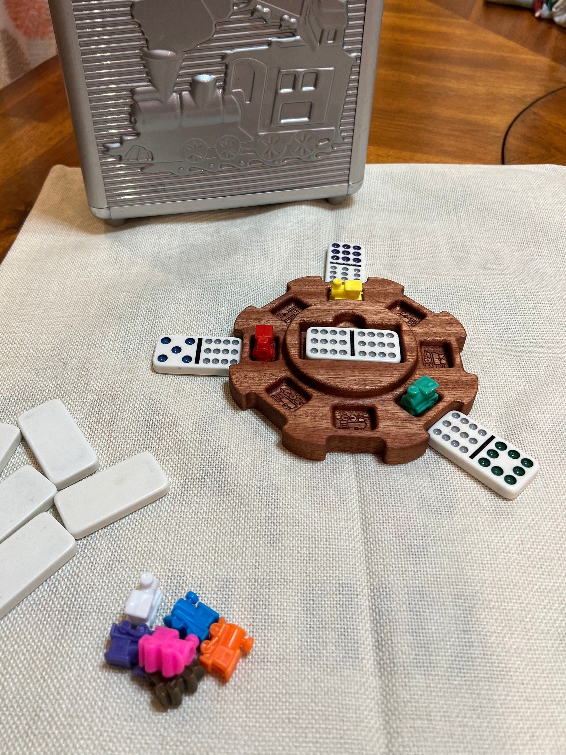 Mexican Train Domino Hub / Center Personalization - Etsy