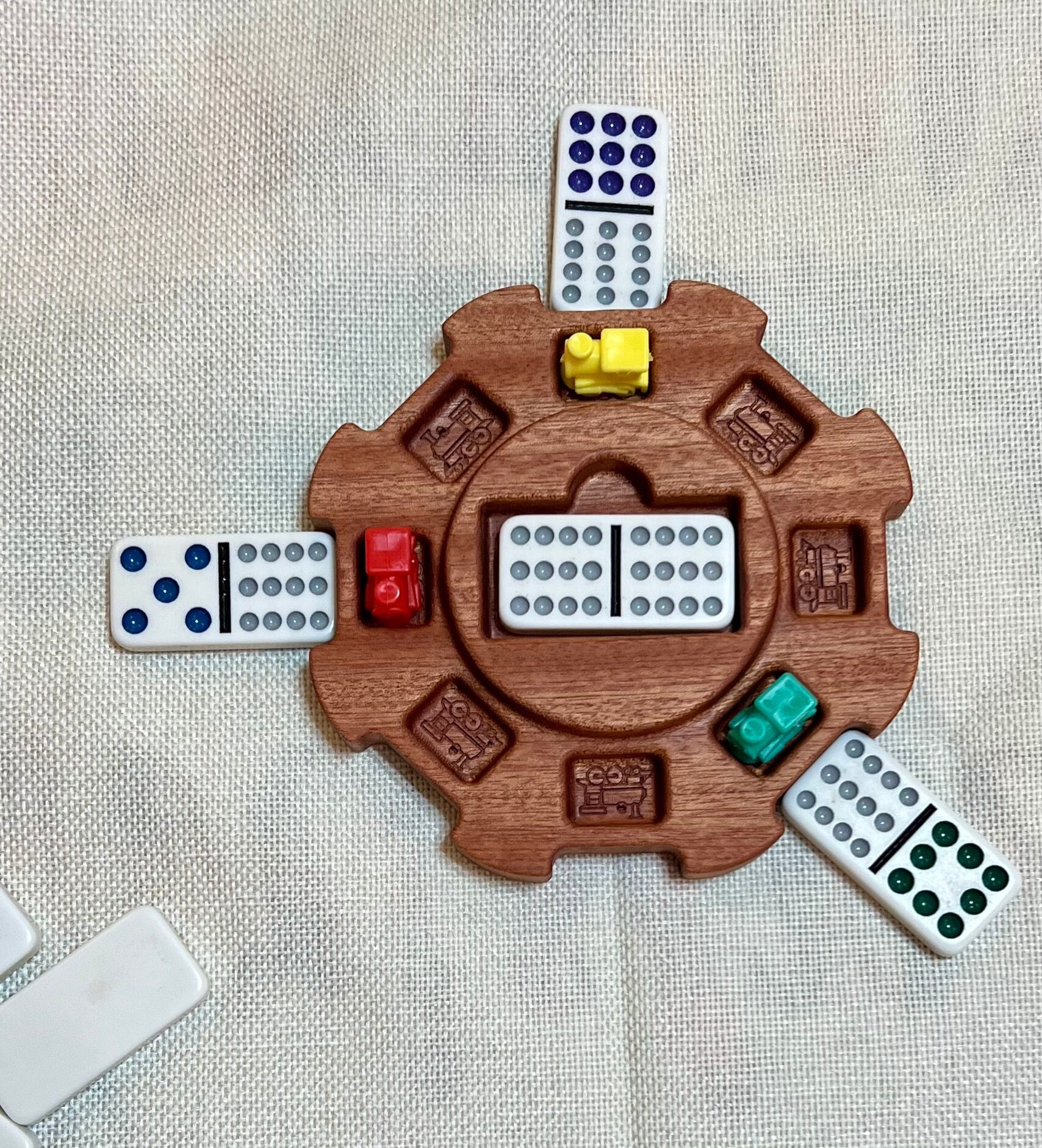 Mexican Train Domino Hub / Center Personalization - Etsy