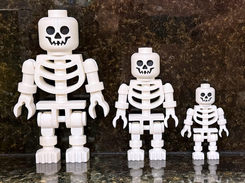 3D Printed Skeleton Bricks - Etsy