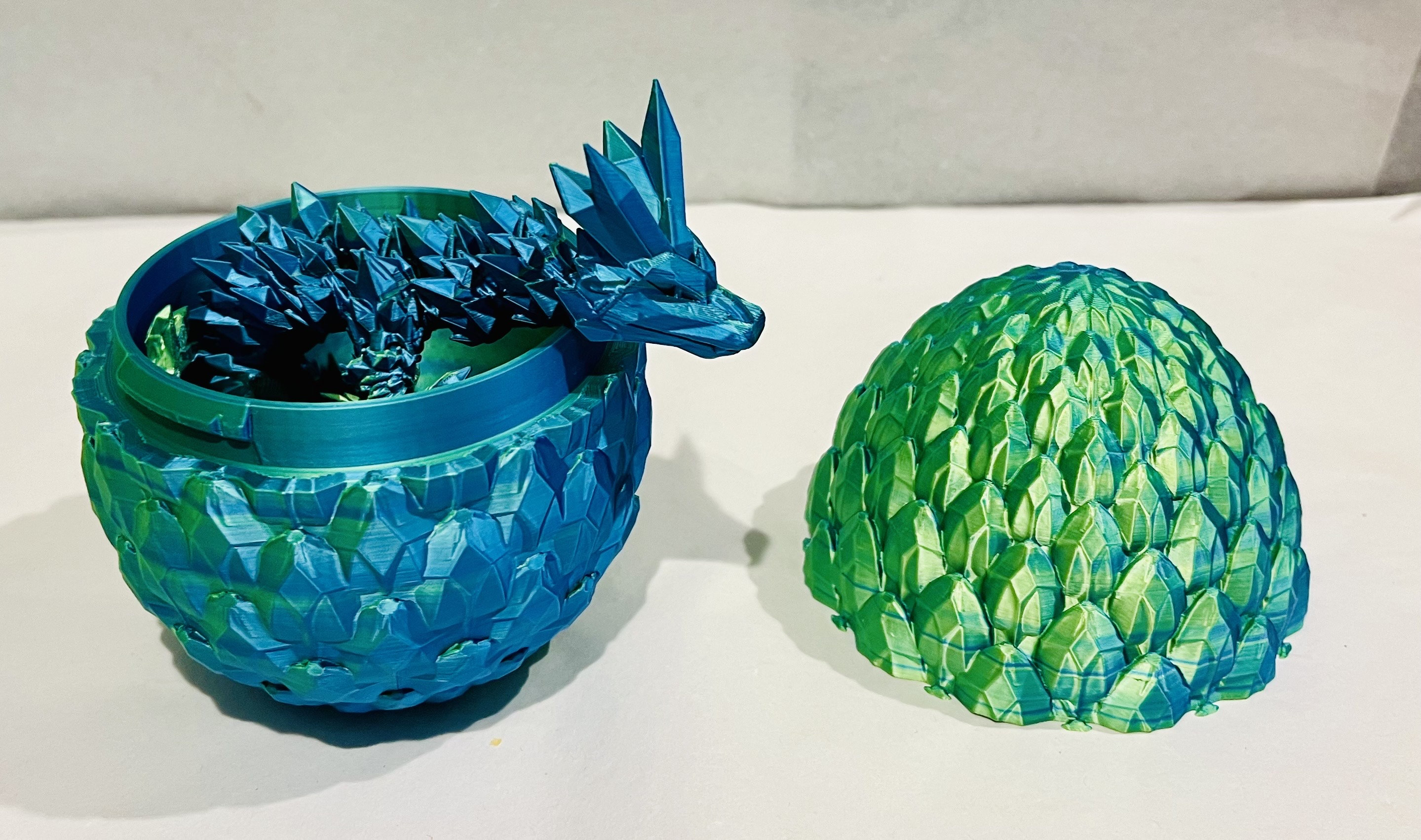 3D Printed Dragon Eggs and Dragons Crystal Dragon Best Bang for Your ...