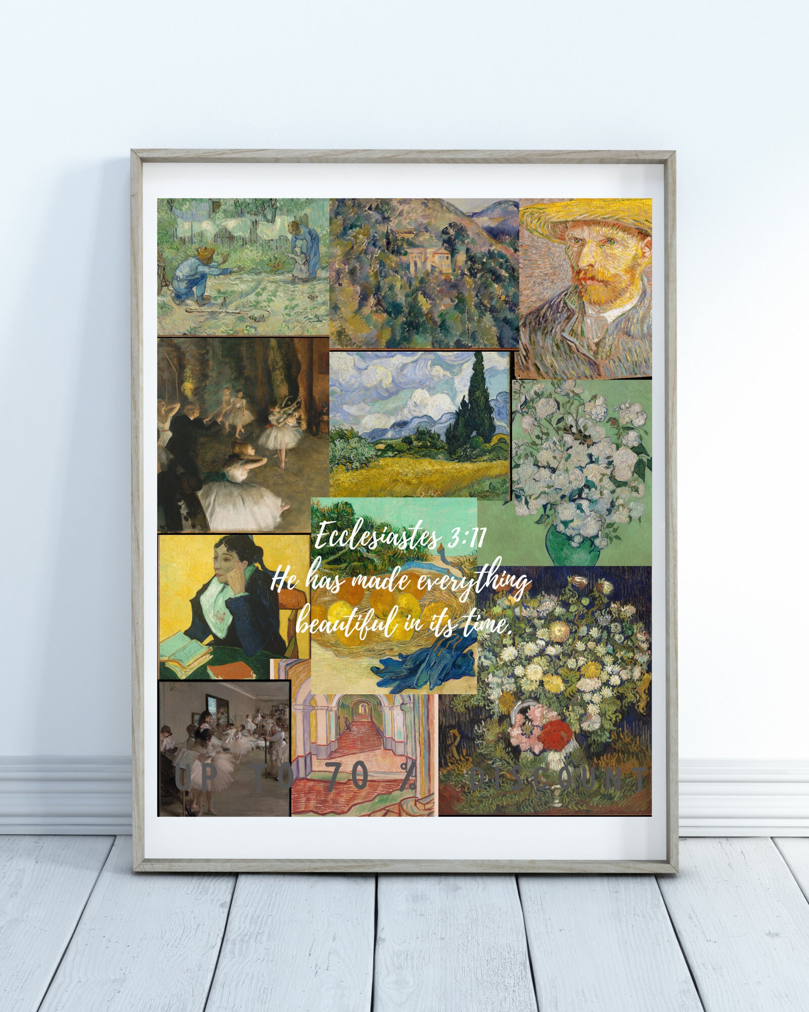 Van Gogh Printable Wall Art Collage | Vintage Home Decor | Digital ...