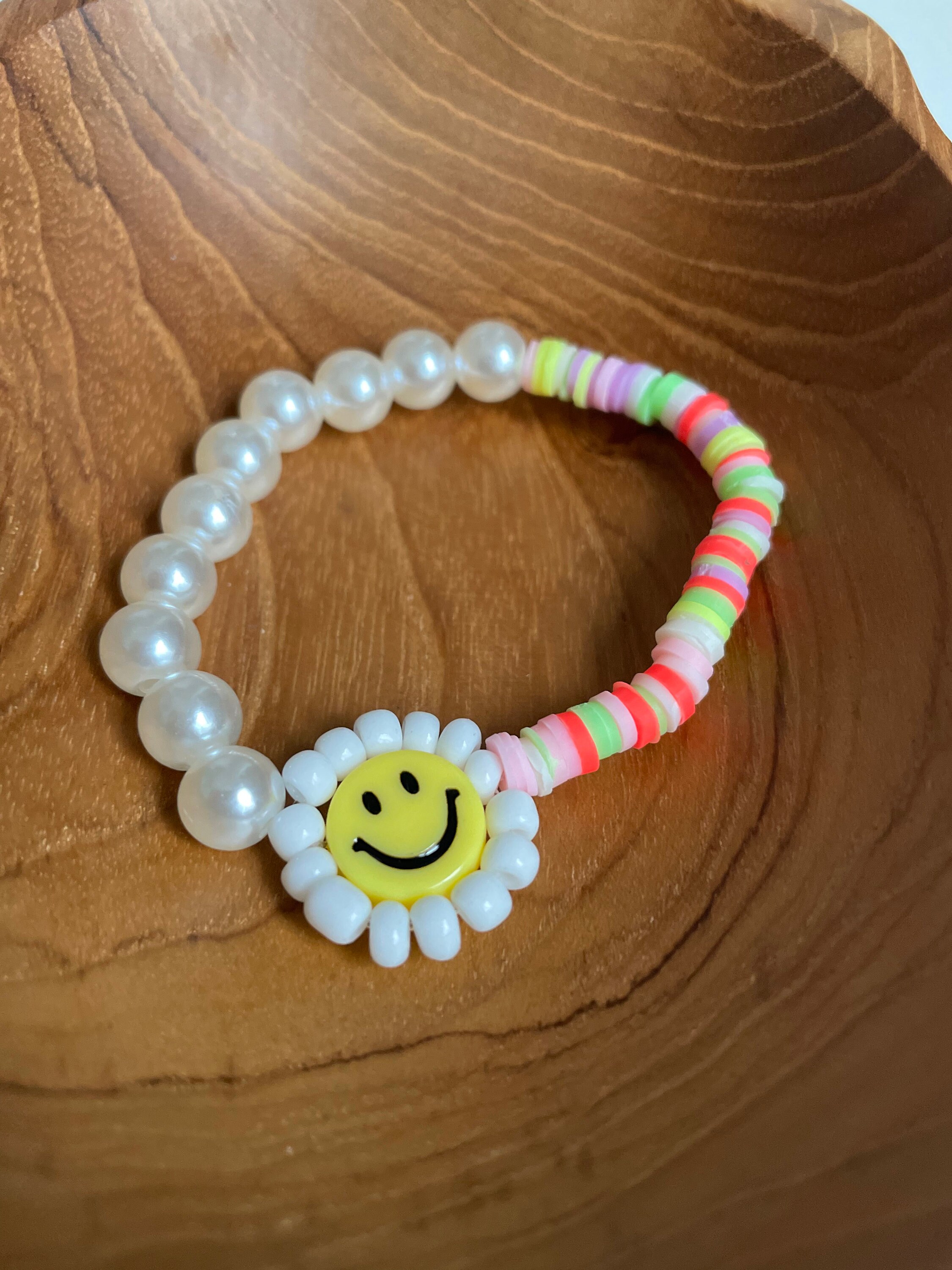 Smiley Face Bracelet - Etsy