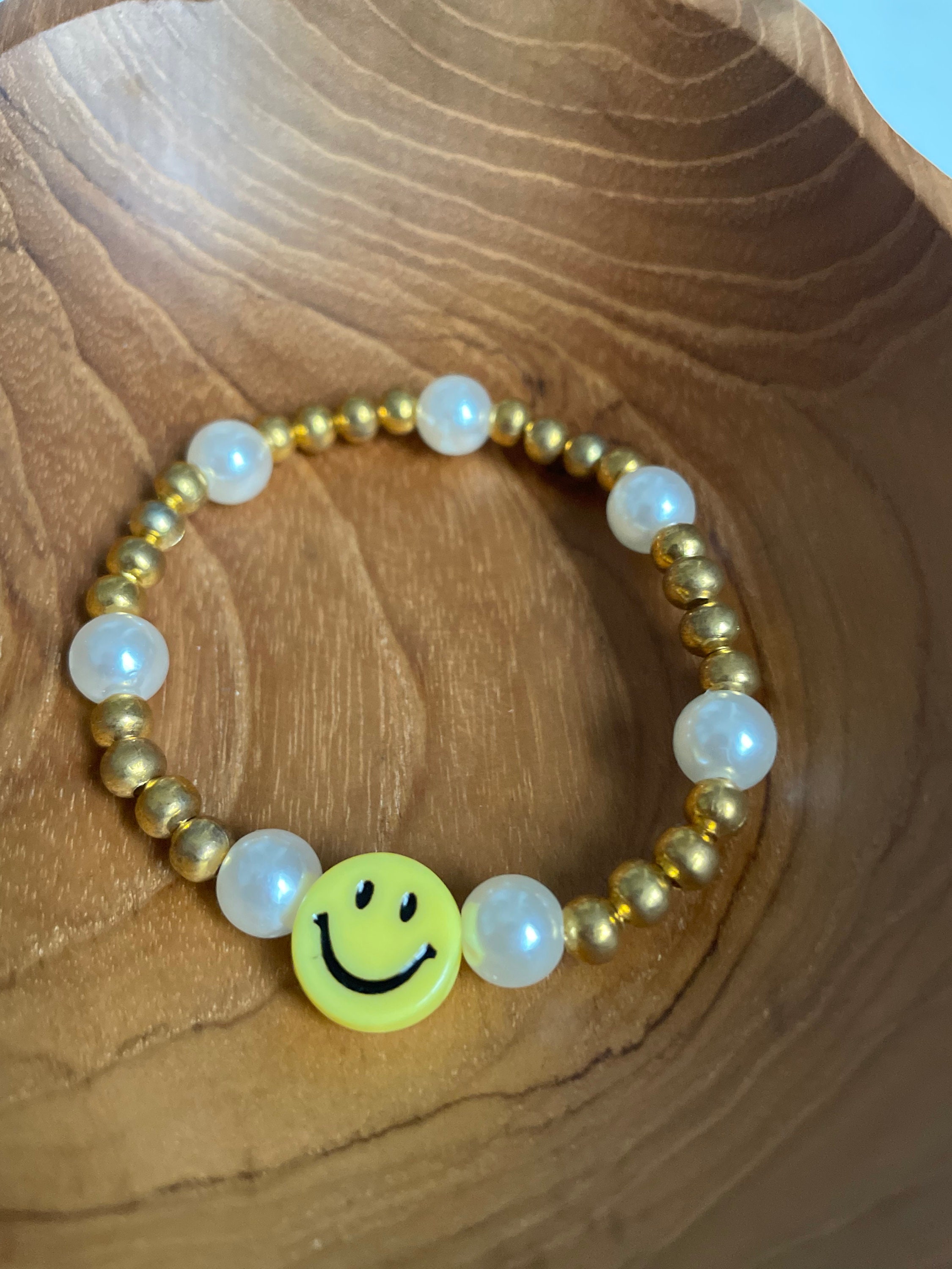 Smiley Face Bracelet - Etsy