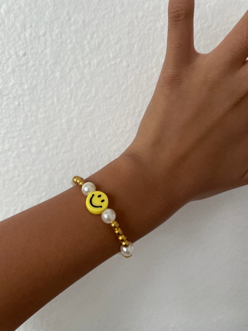Smiley Face Bracelet - Etsy