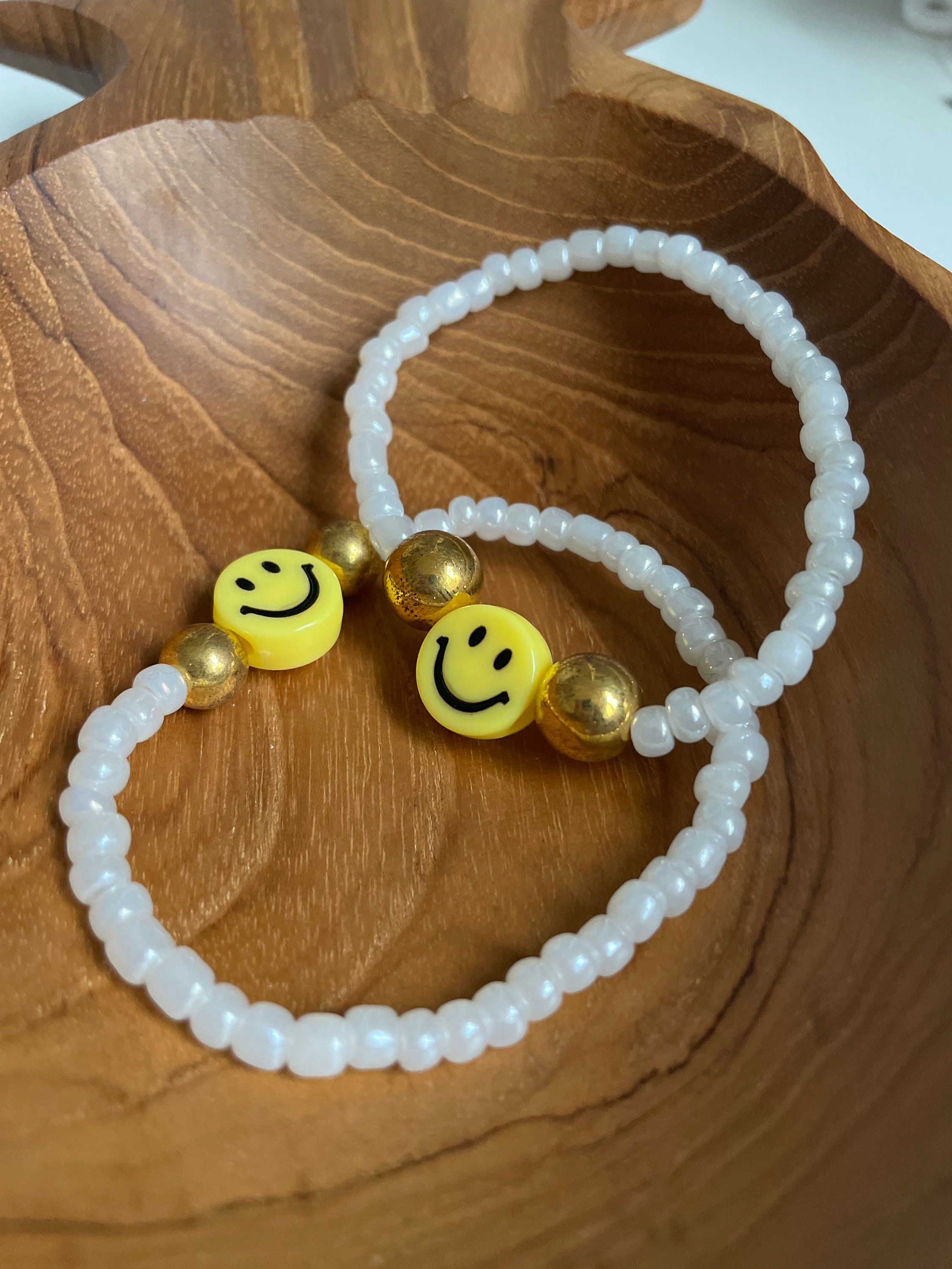 Smiley Face Bracelet - Etsy