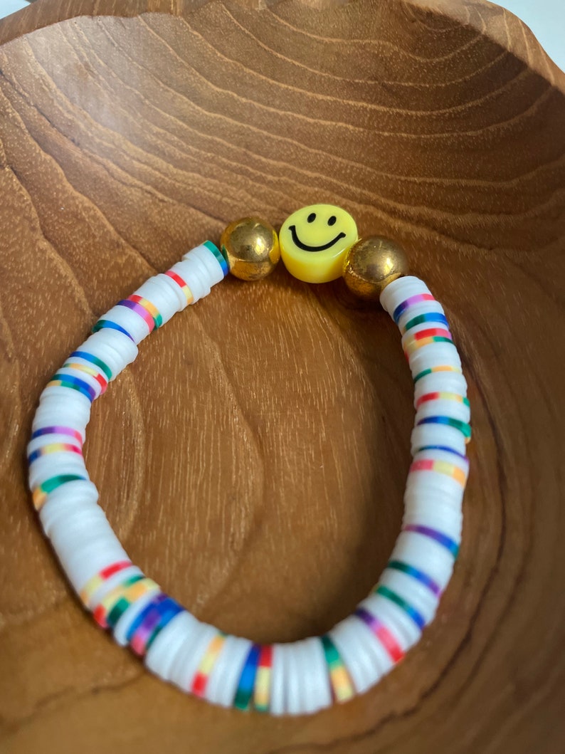 Smiley Face Bracelet - Etsy
