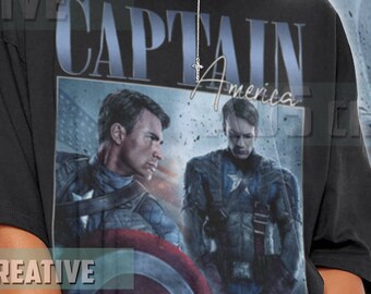 Steve Rogers 90s Shirt - Etsy