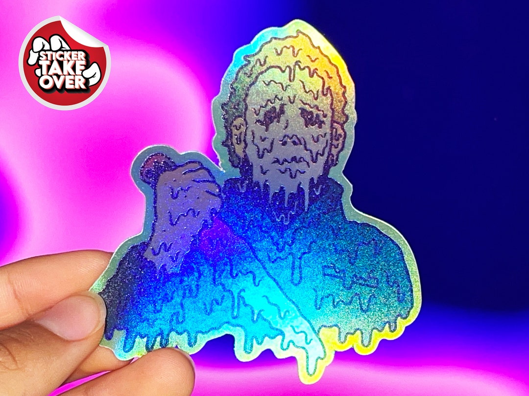 Michael Myers Holographic Drippy Sticker Wasserdicht - Etsy.de