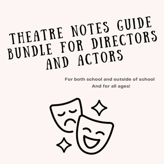 Drama/theatre Notes Bundle for Director and Actor - Etsy