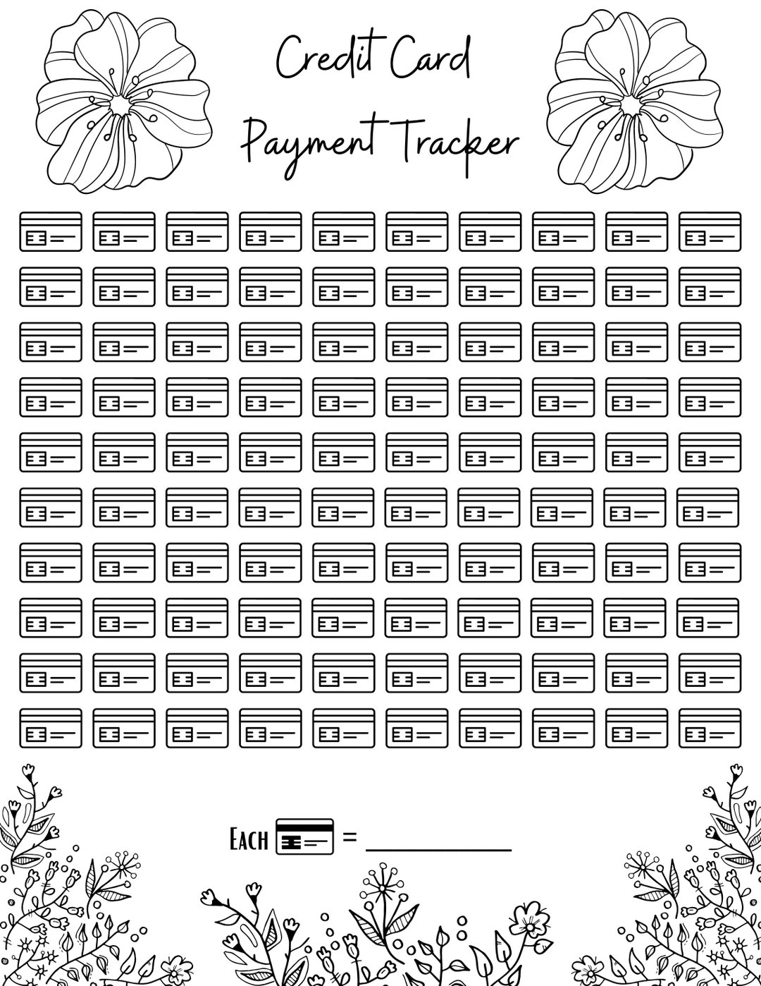 Credit Card Payment Tracker|printable Credit Card Payment Tracker ...