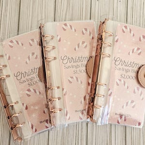 Christmas Savings Challenge Binder | Laminated A6 Monthly Tracker - Etsy