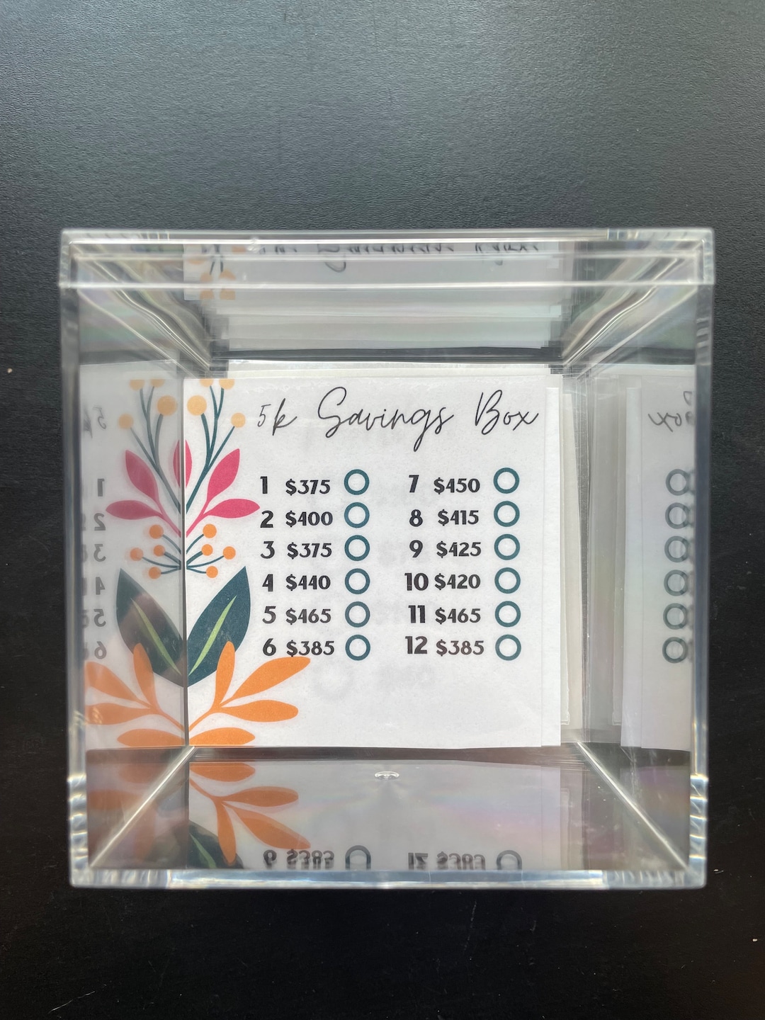 Savings Box|monthly Savings Challenge|monthly Savings Box|monthly ...