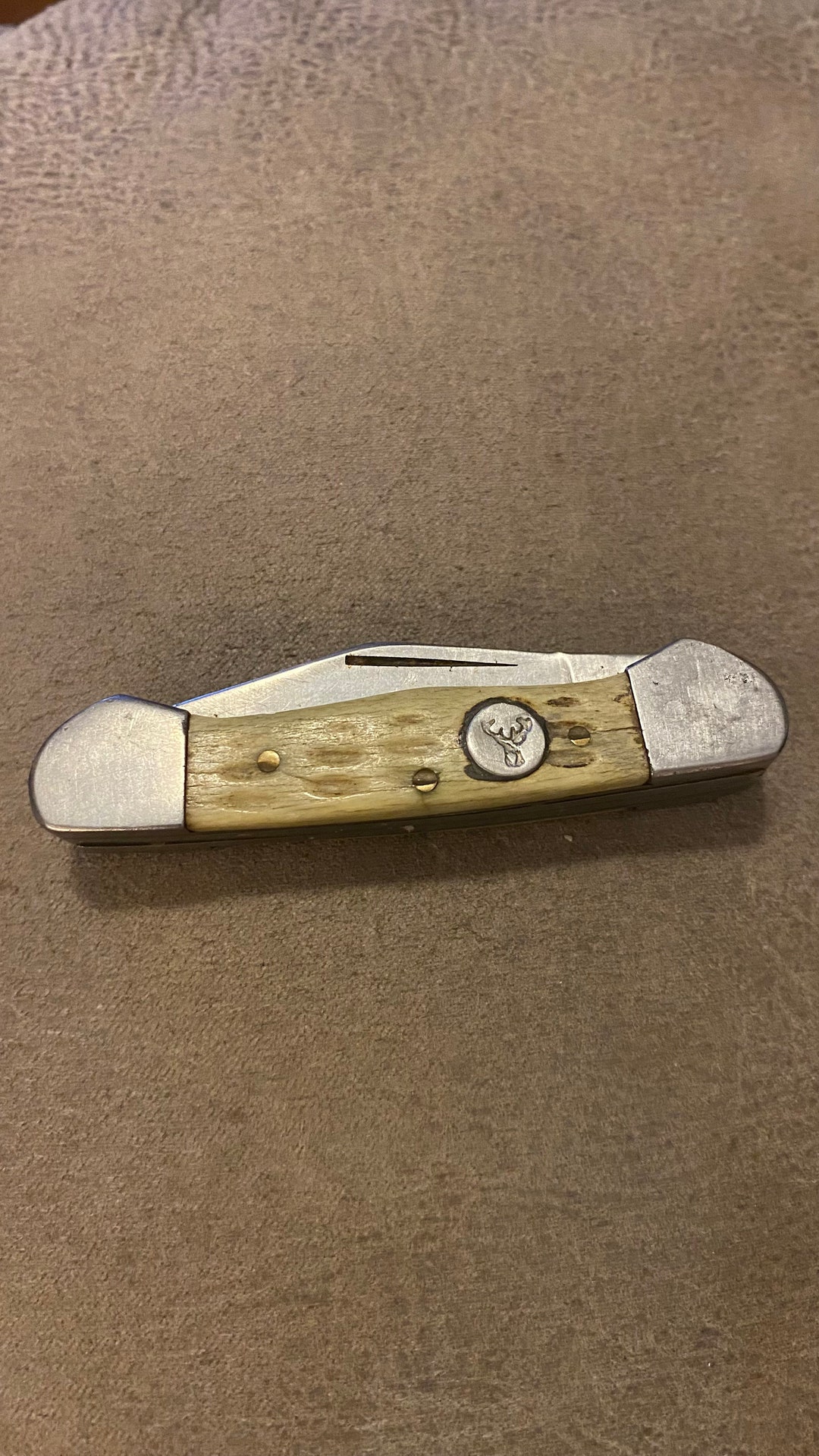 Vintage Whitetail Cutlery 3”-2 Blade Knife - Etsy