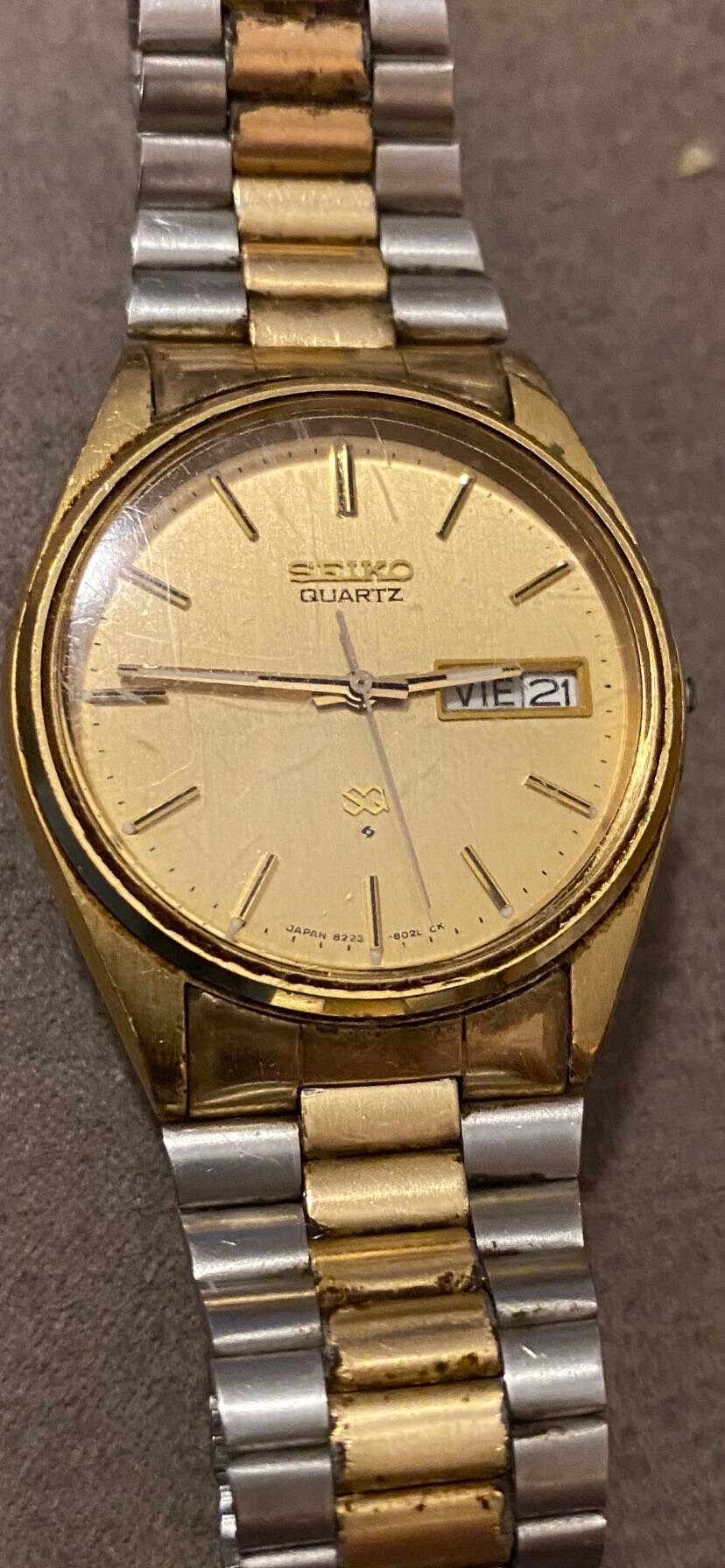 Seiko SQ 8223-802L CK Quartz Watch for Spare Parts or Repair Only Plus ...