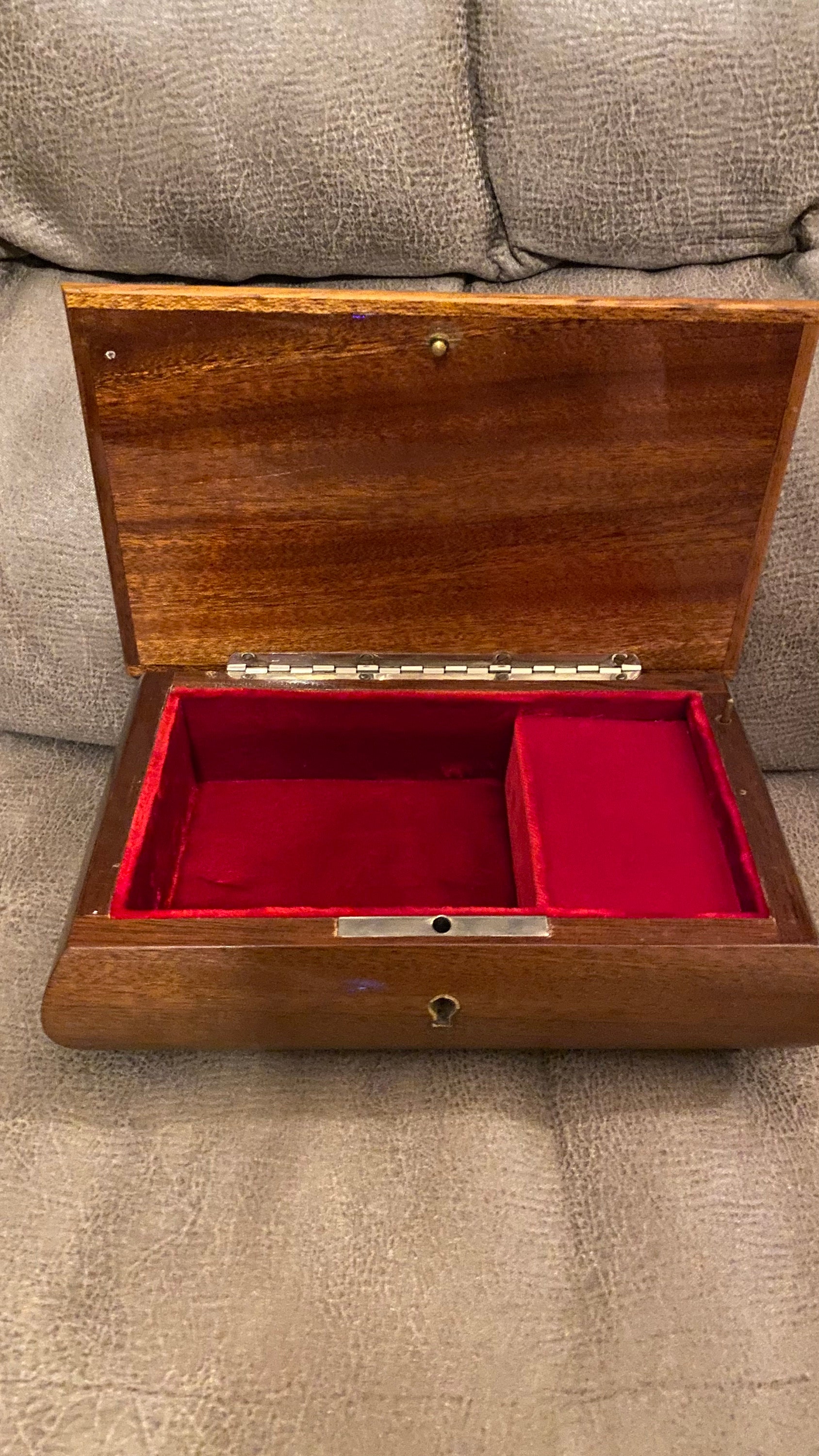 Vintage Sorento Music Box With Lock & Key From Sorento With Inlaid ...