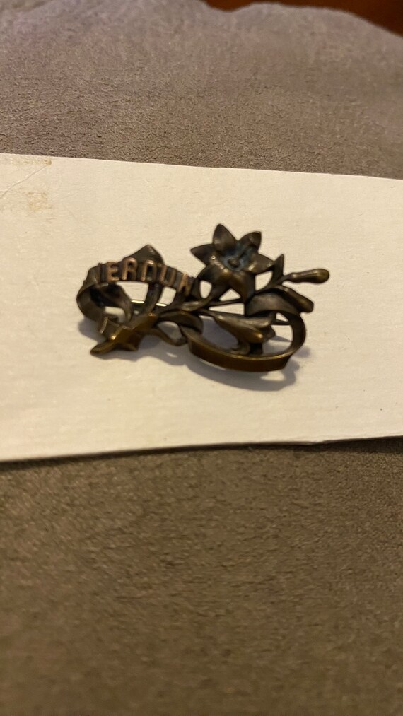 Antique 1916?? WWI Bronze/Copper??? Lapel Pin From th… - Gem