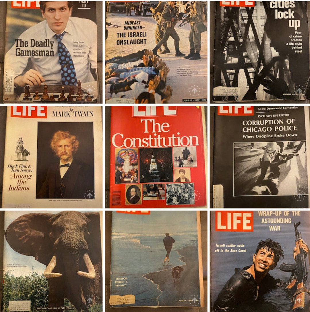 Vintage 9 Life Magazine Magazines of Special Interests Editions - Etsy