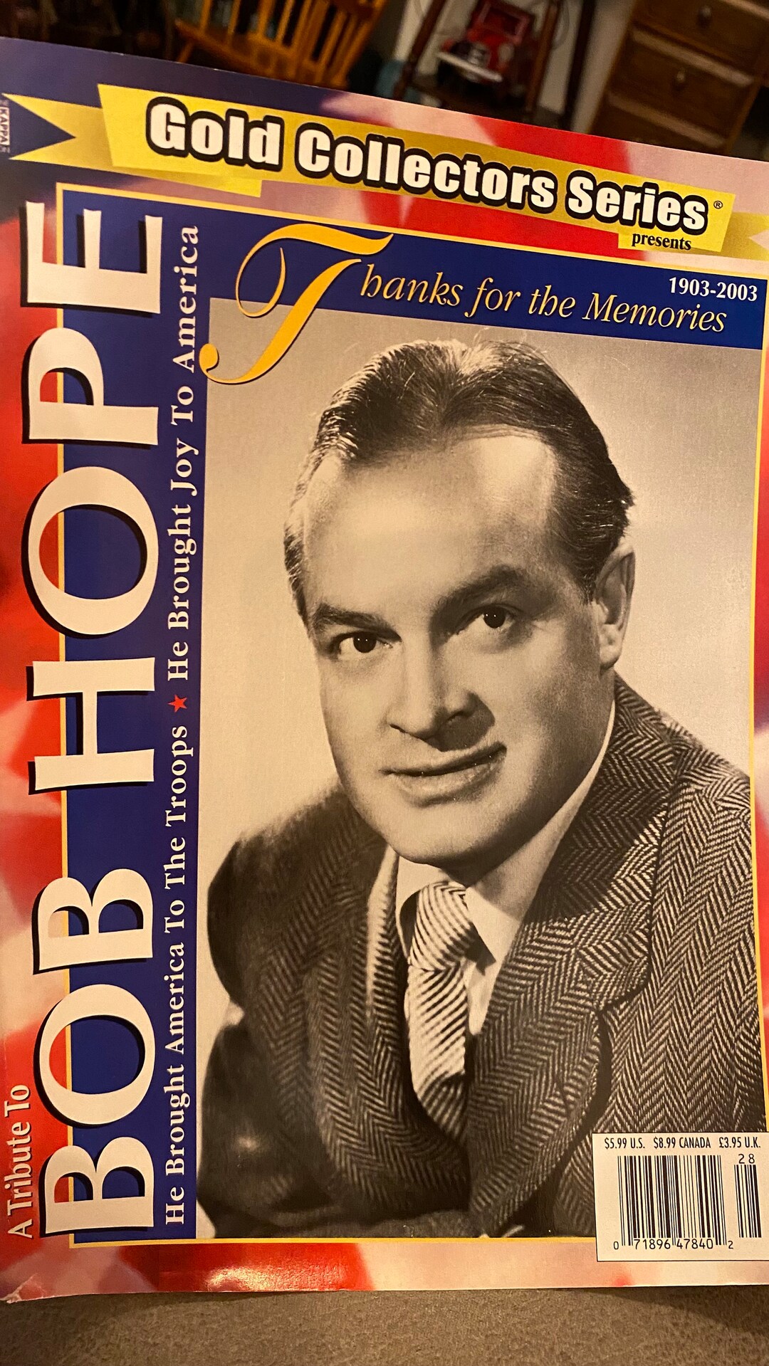 Vintage 2003 Bob Hope Gold Collectors Series “thanks for the Memories ...