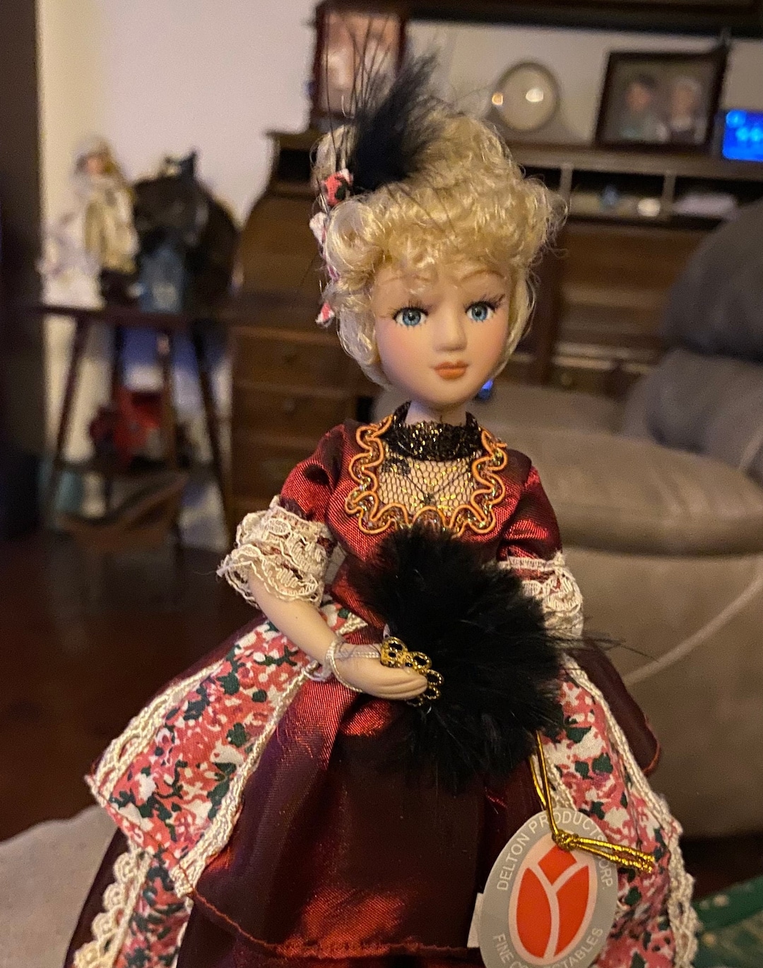 Vintage 8” Beautiful Delton Doll - Etsy