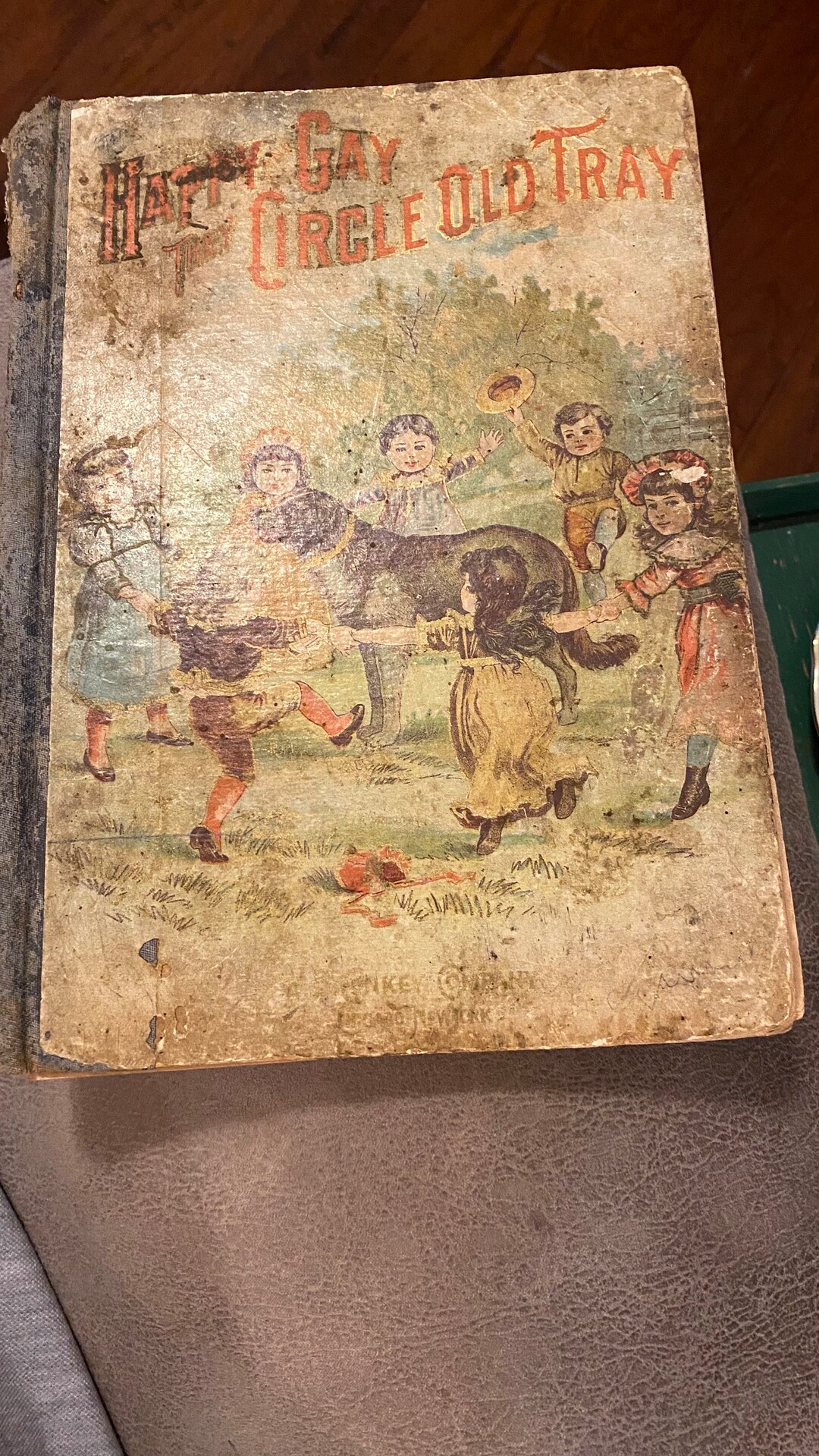 Antique 1896 Children’s Story, Picture and Rhyme Book “happy and Gay ...