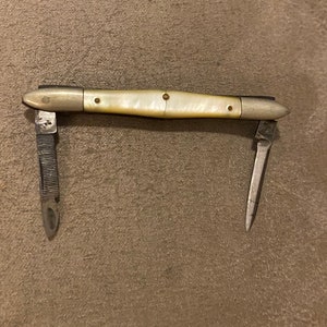 Antique Rare 1850s-1910s Northfield KN Co Pen Knife With Finger Nail ...