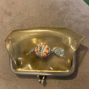 Vintage Rare 1940’s-1960’s?? Clear Plastic Coin Purse Which is Yellowed ...